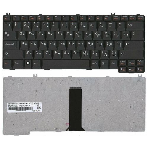 Клавиатура для ноутбука Lenovo 25-007805 черная