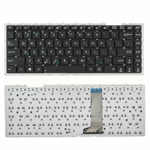 Клавиатура для ноутбука Asus D451, F450, X451 черная без рамки