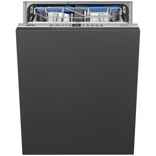Полностью встраиваемая посудомоечная машина, 60 см, Черный Smeg STL323BL
