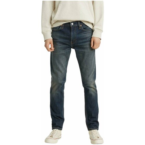 Джинсы зауженные Levi's, размер 34/34, синий