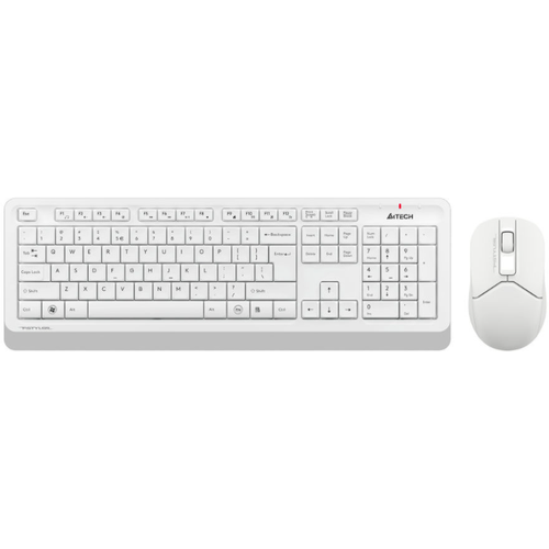 Набор клавиатура и мышь A4Tech FG1012 WHITE USB Белый 1200dpi