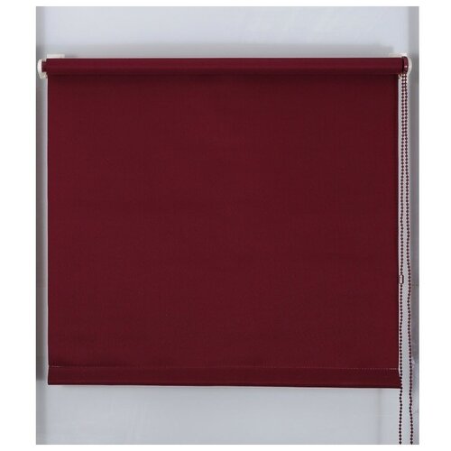 Рулонная штора «Простая MJ» 75х160 см, цвет бордовый 4229919