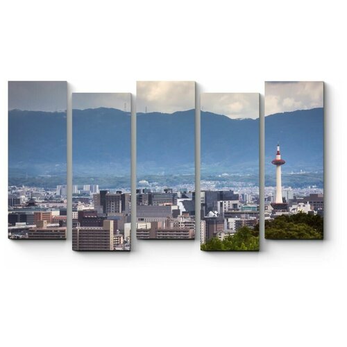 Модульная картина Пролетая над Киото200x116