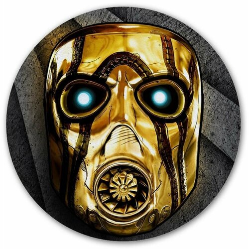 Коврик для мышки круглый Borderlands 3 Bandit Mask