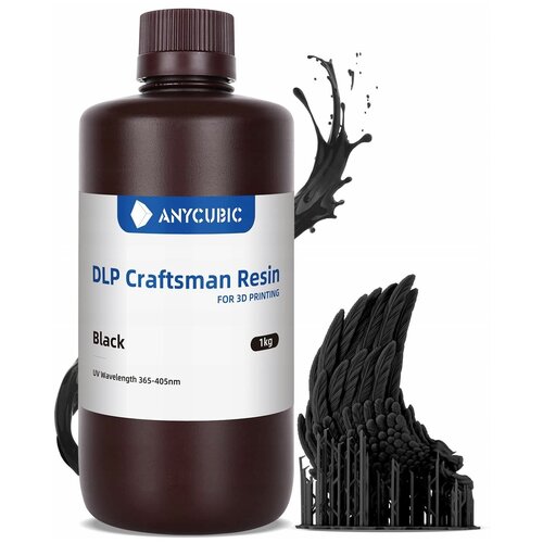Фотополимерная смола Anycubic DLP Craftsman, 1 кг, черная