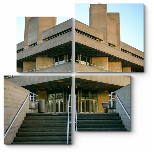 Модульная картина Национальный театр в Лондоне60x60