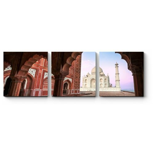 Модульная картина Индийский дворец Тадж-Махал200x67