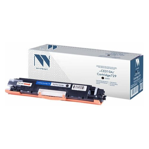 Картридж лазерный NV PRINT (NV-CE310A/729Bk) для HP M175nw/CP1025nw/CANON LBP7010C черный, 1 шт