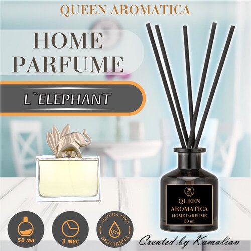 Ароматический диффузор для дома Queen Aromatica - Jangle (L Elephant) H-06, ароматизатор, парфюм 50 мл
