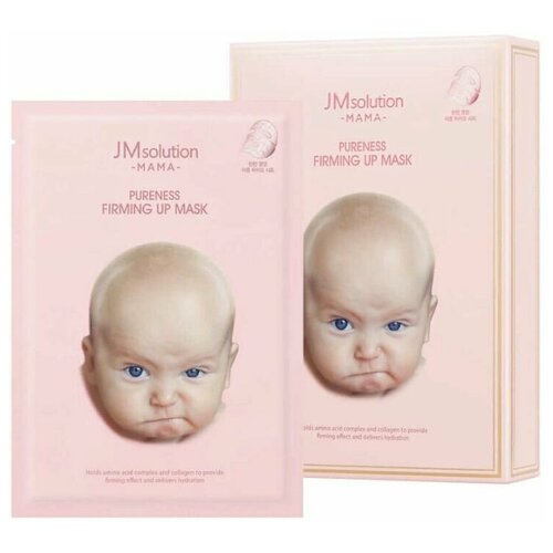 JMSolution Гипоаллергенная тканевая маска для упругости кожи JMsolution Mama Pureness Firming Up Mask, 3 шт.*30 мл