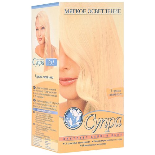 Galant Cosmetic осветлитель для волос Супра мягкое осветление 11 %, 230 мл, 230 г