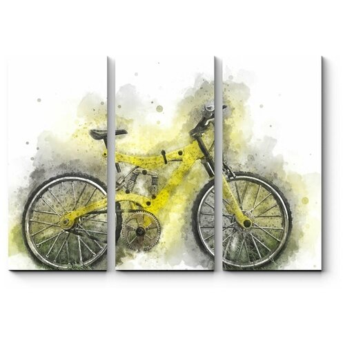 Модульная картина Абстрактный велосипед70x50