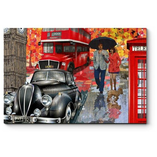Модульная картина Осенний Лондон130x87