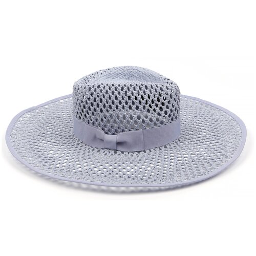 Шляпа FABRETTI, размер 57, голубой