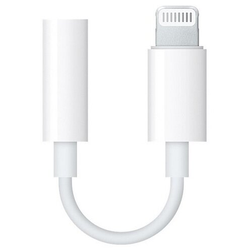 Переходник Apple Lightning - mini jack 3.5 (MMX62ZM/A) белый