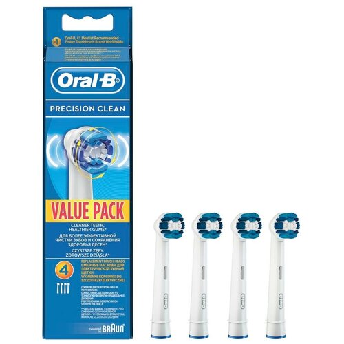 Cменные насадки для электрической зубной щетки Oral-B Precision Clean (4 шт.)