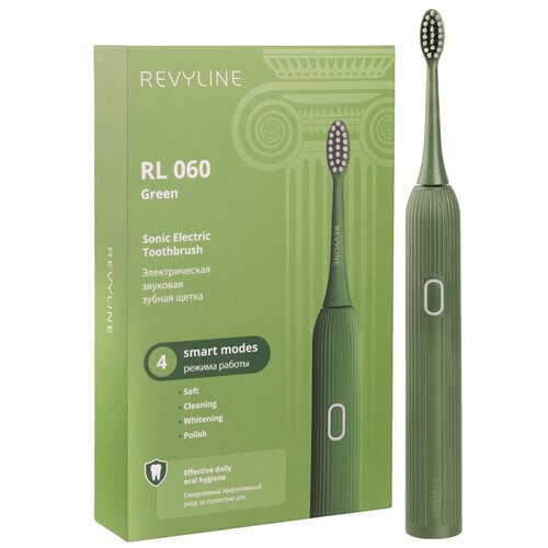 Электрическая зубная щетка Revyline RL 060, Зеленая