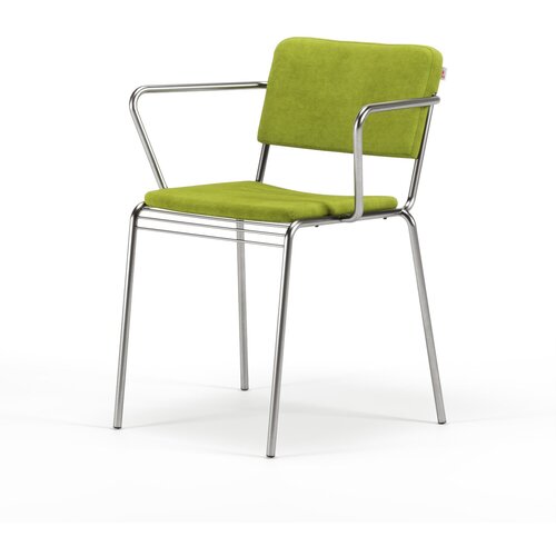 ArtCraft / Стул для кухни и гостиной Cast LR 1 шт, Дизайнерский стул кресло с непромокаемыми съемными подушками, зеленые подушки, стул loft для кафе, фотостудии, туалетного столика