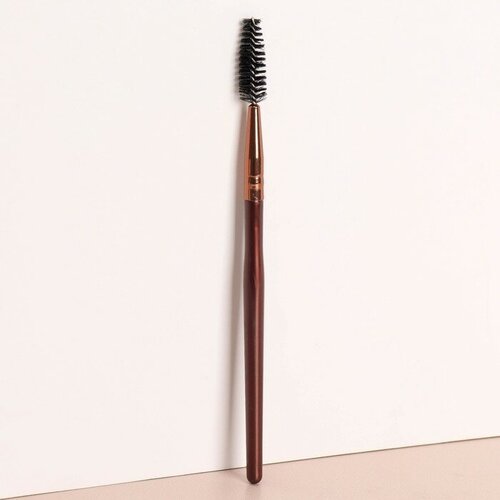 Щёточка для бровей и ресниц «Brush СOFFEE», 15 см, цвет коричневый