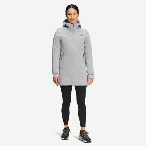 Парка The North Face, размер XS (42), серый