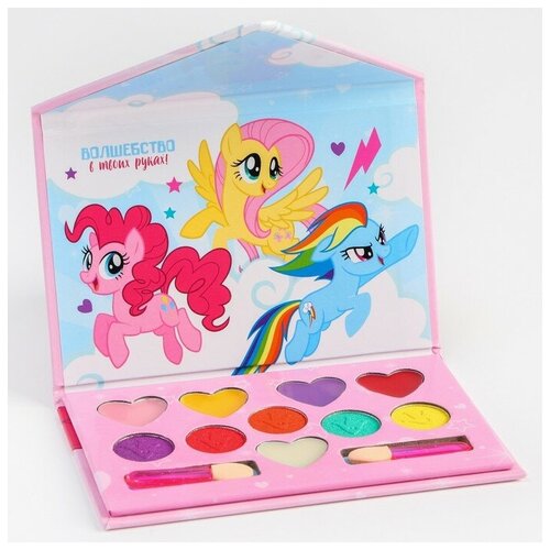 Набор косметики My Little Pony, тени 5 цв по 1,3 гр, блеск 5 цв по 0,8 гр