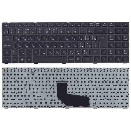 Клавиатура для ноутбука DNS K580S черная с рамкой