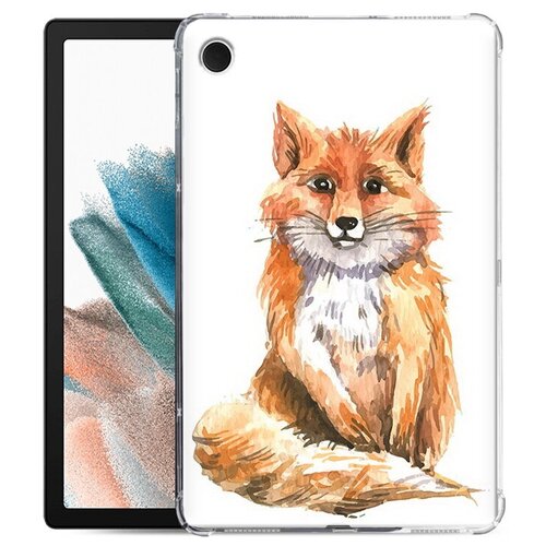 Чехол задняя-панель-накладка-бампер MyPads детская лиса для Samsung Galaxy Tab A8 10.5 2021 (SM-X200N) противоударный