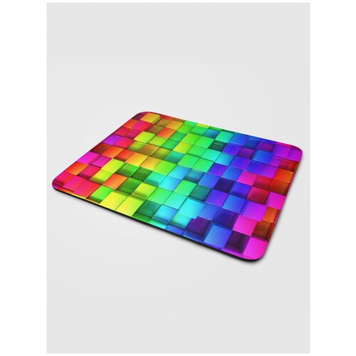 Коврик для компьютерной мышки Цветные квадраты