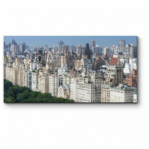 Модульная картина Прекрасная зелень Центрального Парка 160x80 см