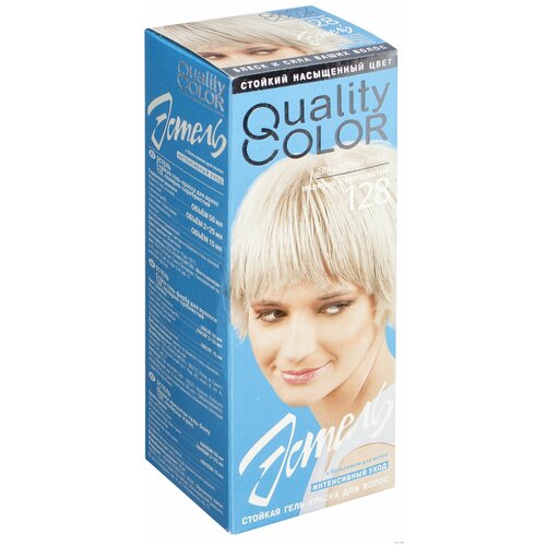 ESTEL Vital Quality Color стойкая гель-краска для волос, 128 полярно-серебристый, 50 мл