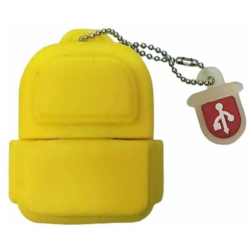 Подарочная флешка рюкзак желтый оригинальный сувенирный USB-накопитель 256GB USB 3.0
