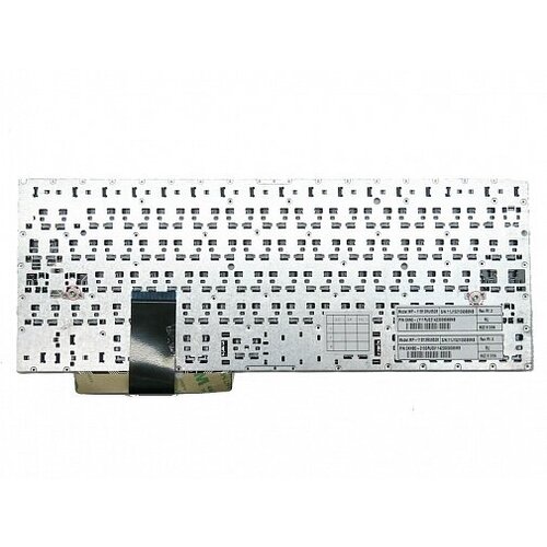 Клавиатура для ноутбука Asus UX31, UX31A коричневая, плоский Enter
