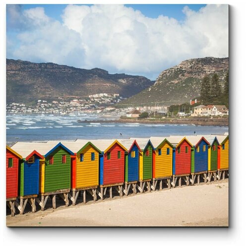 Модульная картина Разноцветный Кейптаун30x30