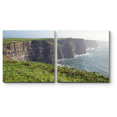 Модульная картина Чарующие скалы на побережье Ирландии 130x65
