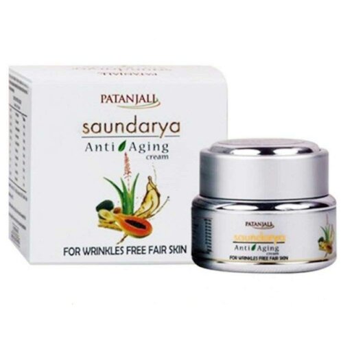 Saundarya Anti Aging Cream Patanjali (Крем Саундарья Анти-возрастной Патанджали) 50гр