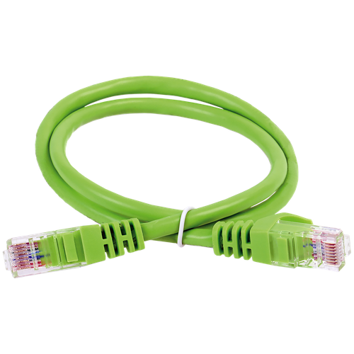 Патч-корд ITK RJ-45 - RJ-45 C5EU, 5E UTP, 3 м, 1 шт., зеленый