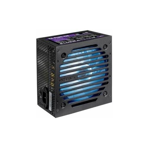 Блок питания Aerocool 750W Retail VX PLUS 750 RGB , подсветка, ATXv2.3 Haswell, fan 12cm, 500mm cable, power cord, PCIe 6+2P x2, SATA x6, PATA x3, FDD (VX PLUS 750 RGB)