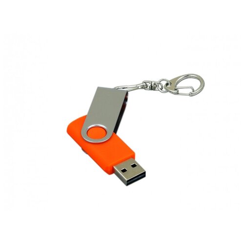 Флешка для нанесения Квебек (128 Гб / GB USB 2.0 Оранжевый/Orange 030)
