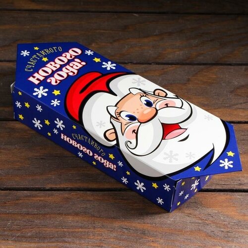 Подарочная коробка Конфета Дед Мороз, 11 х 5,5 х 20 см 5 шт