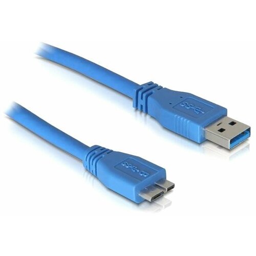 Аксессуар ATcom USB 3.0 AM - Micro-B 80cm Blue АТ12825