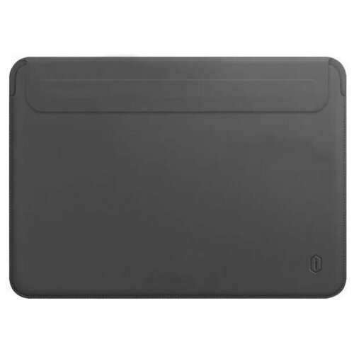 Кожаный чехол-конверт с магнитной застежкой WiWU Skin Pro 2 для MacBook Pro 14.2 Серый