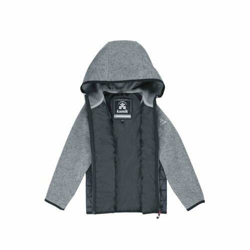 Куртка Kamik, размер 104, черный, серый