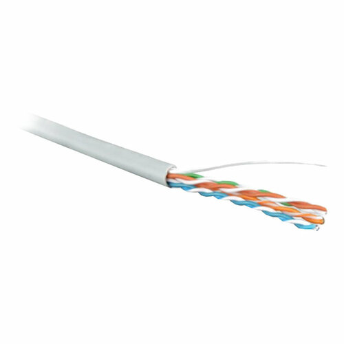 Кабель Hyperline UUTP4-C5E-S24-IN-LSZH-GY-305 305м, U/UTP, 5e, 4пары 24 AWG