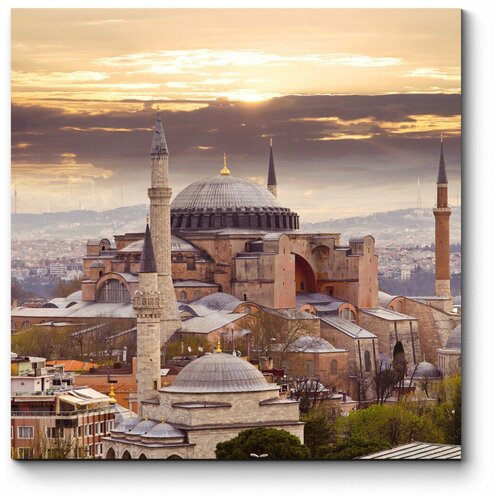 Модульная картина Собор Святой Софии в Стамбуле 90x90