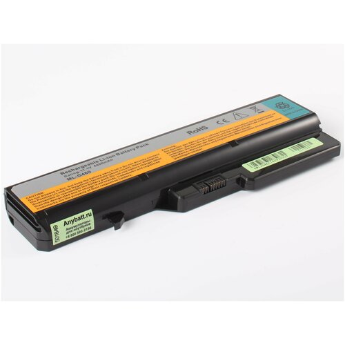 Аккумуляторная батарея Anybatt 11-U1-1537 4400mAh для iBM-Lenovo G570, B570e, G780, G560, G565, G575, B570, G770, IdeaPad Z570, B575, B575e, G460, G470, IdeaPad Z565, G475, IdeaPad Z575, IdeaPad Z560, B475, B470, IdeaPad Z470, G465, IdeaPad Z370