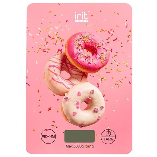 Кухонные весы irit IR-7127, розовый