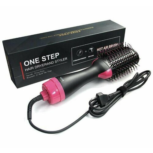 Фен-расческа для быстрой сушки "ONE STEP" / Стайлер для волос
