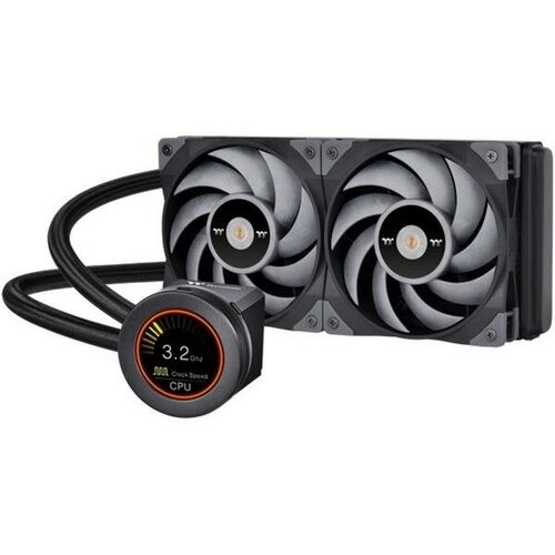 TOUGHLIQUID Ultra 240 [CL-W322-PL12GM-B] All-In-One Liquid Cooling System, Water Block 2.1" LCD, Fan 120*2, PWM 500~2500rpm/Gray/Intel LGA 1700