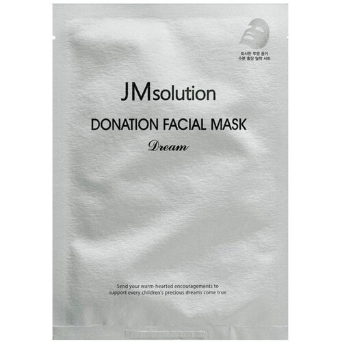JMsolution Тканевая маска для лица с пептидами / Donation Facial Mask Dream, 37 мл. 3 шт.
