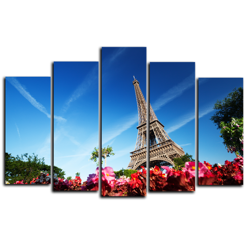 Модульная картина "Башня в Париже"